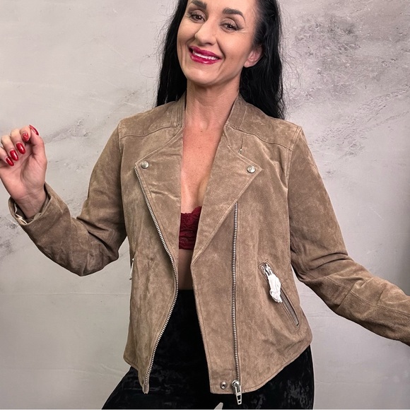Blank NYC | Jackets & Coats | Nwt Blank Nyc Lined Leather Suede Jacket ...